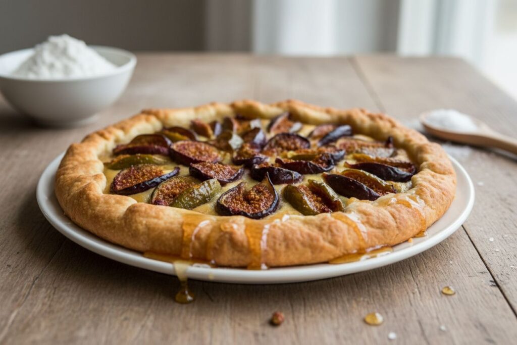 Tarte figues miel recette automnale gourmande